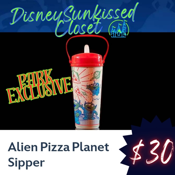Disney | Dining | Disneyland Exclusive Alien Pizza Planet Sipper | Poshmark